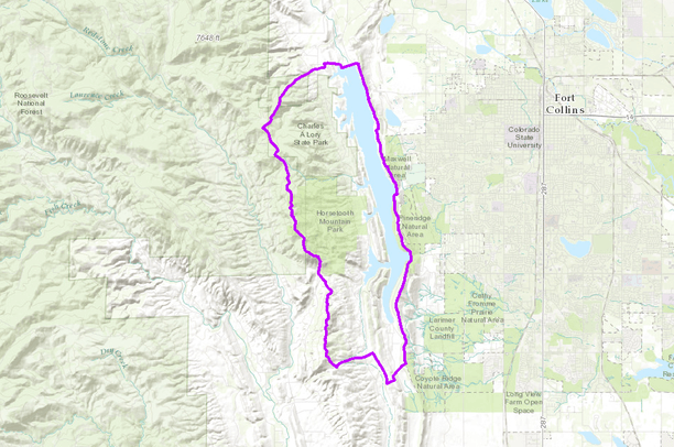 Horsetooth Reservoir Watershed Target Area | Data Basin