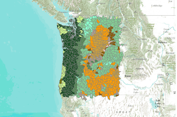 Simulated historical majority vegetation type (1971-2000: 30 yr mode ...