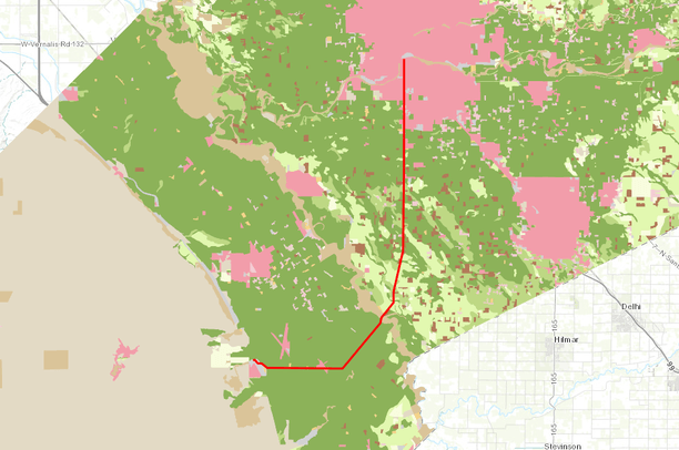 Crows Landing Corridor Plan Farmlands Map | Data Basin