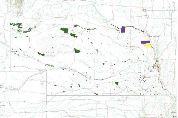Protected Areas - Nebraska, October 2012 | Data Basin