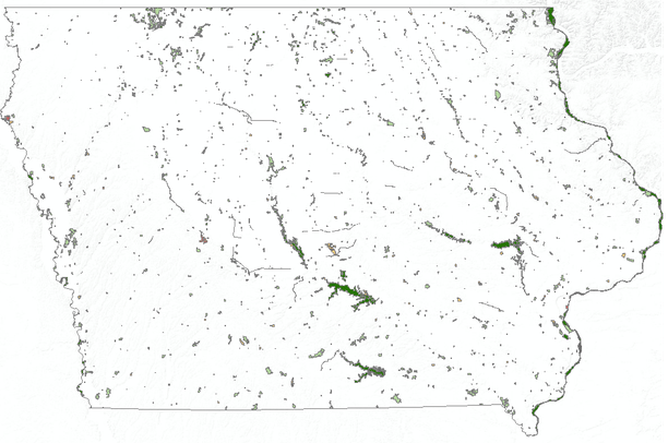 Protected Areas - Iowa, May 2010 | Data Basin