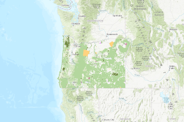 PAD-US (CBI Edition) Version 2.1a, Oregon | Data Basin