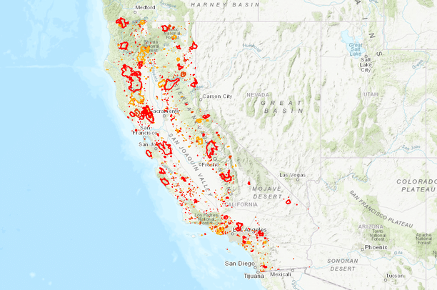 California Wildfires 2018 - 2020 | Data Basin