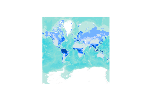 Global Average Annual Surface Runoff, 1950-2000 | Data Basin