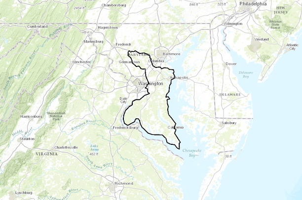 Patuxent Waters LCD Boundary | Data Basin