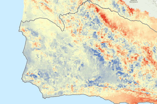Projected Changes in Climate - Santa Barbara County | Data Basin