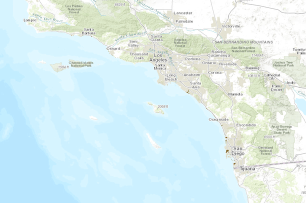 California Least Tern Presence, Southern California ESI | CA Offshore ...