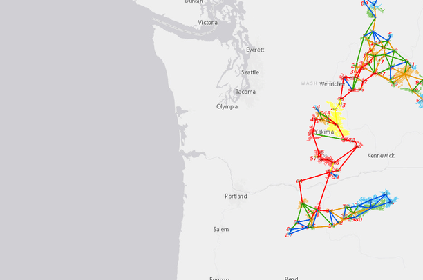 Centrality of Linkages and Habitat Concentration Areas for white-tailed ...