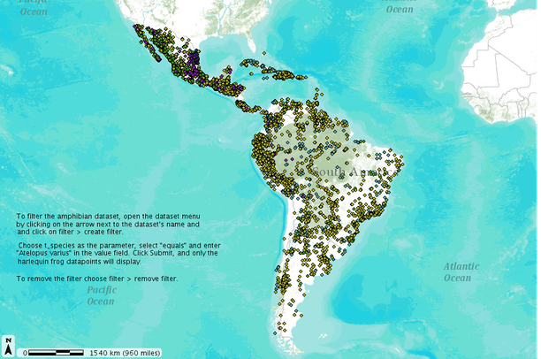 Filter Tool - Sample Map | Data Basin