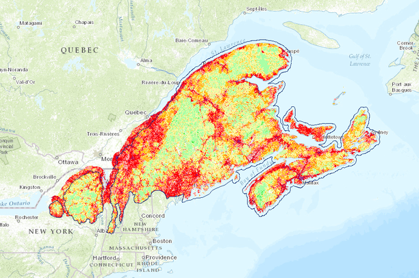 Future Human Footprint: Scenario 3: Rapid Influx B - North Central ...