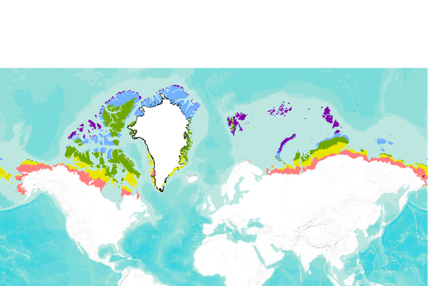Circumpolar Arctic Bioclimate Subzones | Data Basin