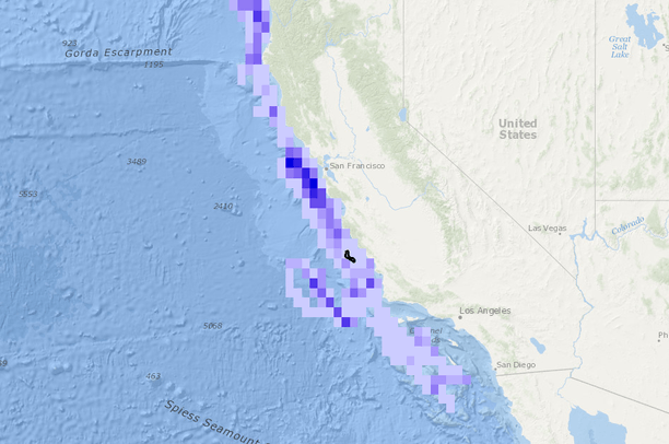 Marine Mammal Utilization Distributions, California | Data Basin