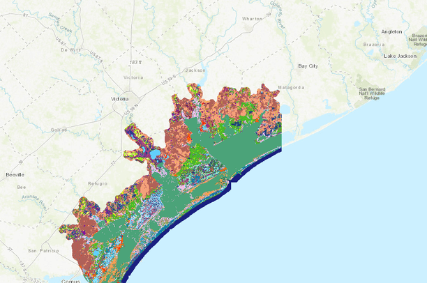 Comprehensive Habitat Type Dataset for the Central Texas Coast | Data Basin
