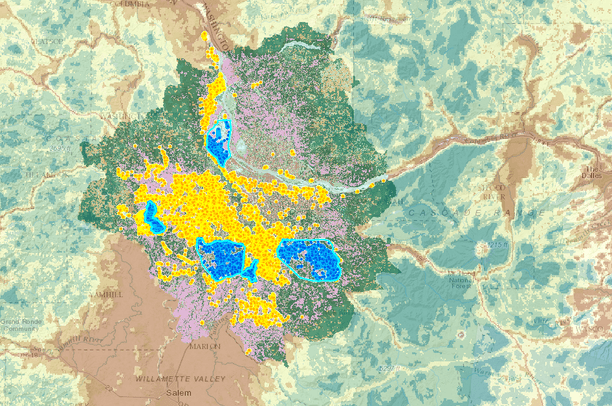 TNC Landscape Permeability and Metro Regional Connectivity | Data Basin